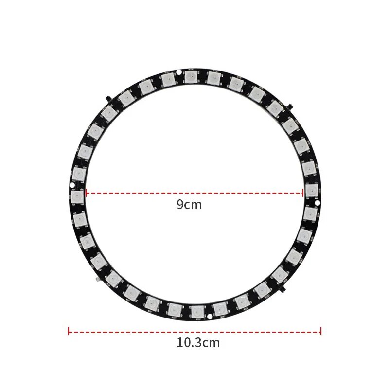 RGB светодиодная кольцевая лампа WS2812 32bit