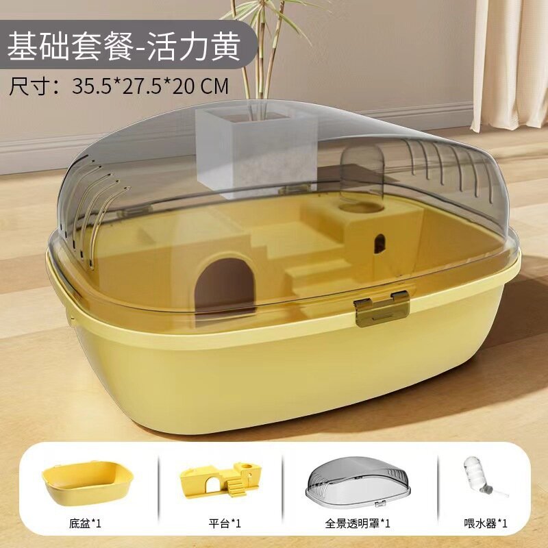 Золотой медведь, маленькая клетка, дешевые, большие, роскошные принадлежности для виллы, акриловый прозрачный домик против побега