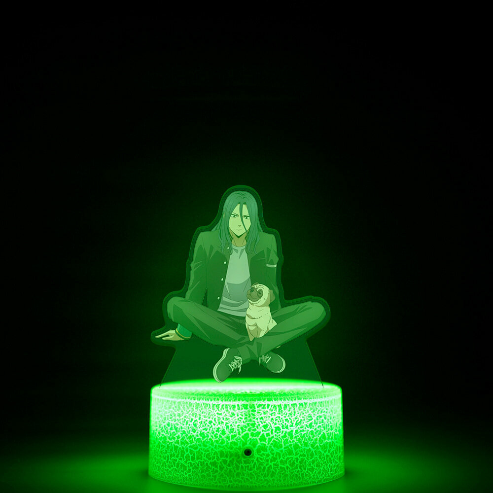 202616 Цветной пульт дистанционного управления ветроустойчивый колокольчик для мальчиков аниме периферия магазин Guzi акриловый светодиодный ночник оптовый источник