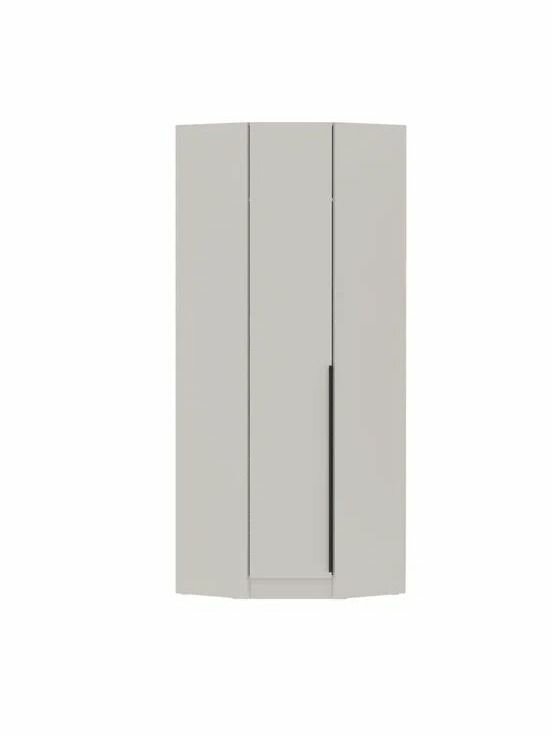 Шкаф угловой Мадрид угол скос, (кашемир), 2300х900х900, тэкс