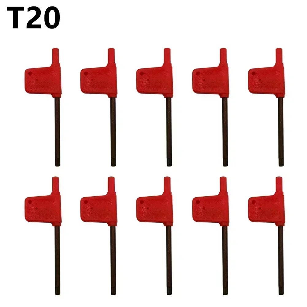 Набор отверток-ключей Torx Red Flag T5 T6 T7 T8 T15 T20 T20