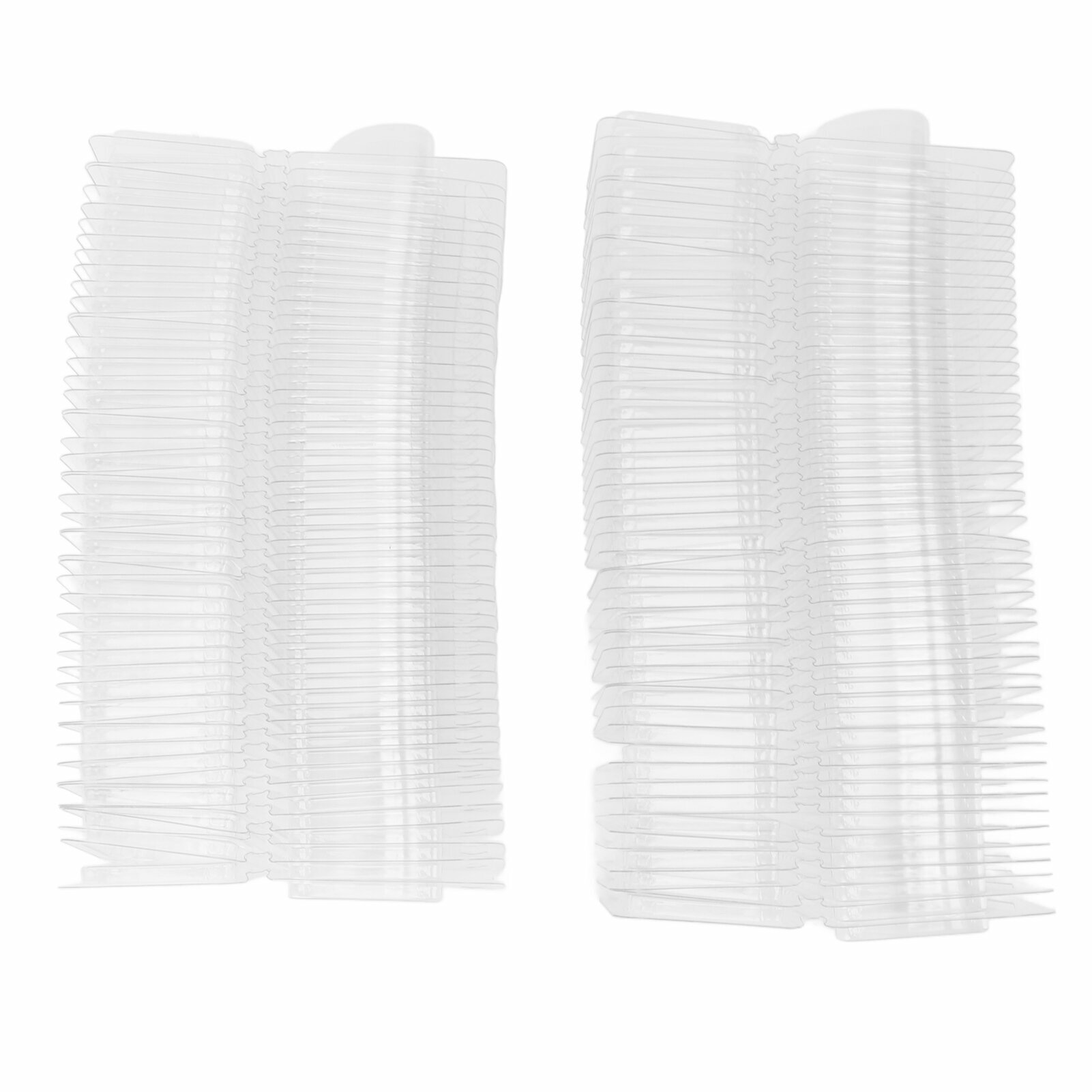 100 упаковок, формы-раскладушки для расплава воска, контейнеры, прозрачный пустой пластиковый поднос для Дня святого Валентина, бесцветные пироги, изготовление свечей в форме сердца