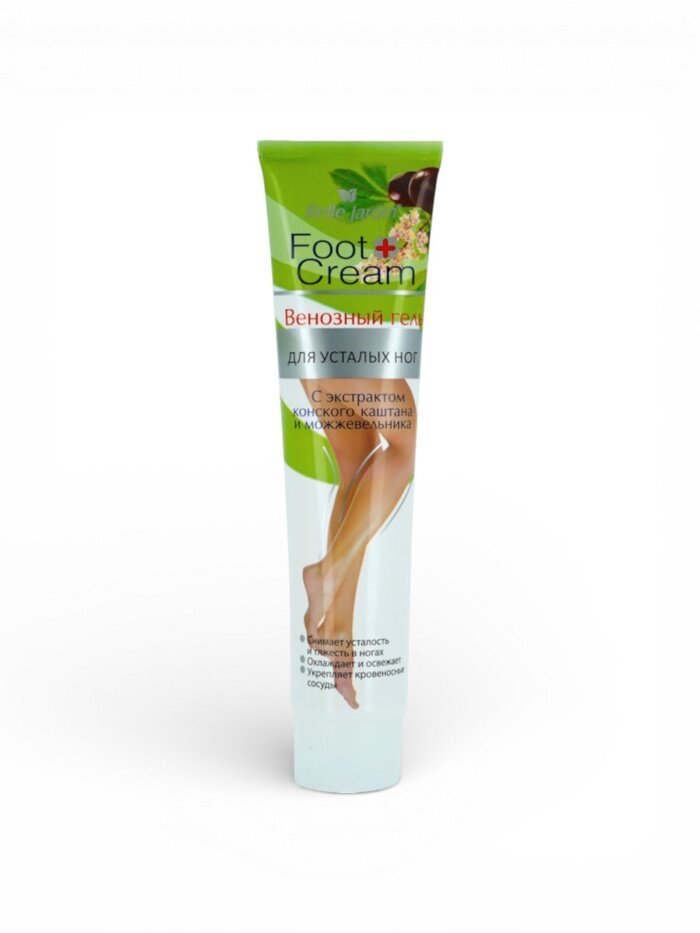 Гель венозный для усталых ног B.J. с экстратами конского каштана и можжевельника, 125 мл