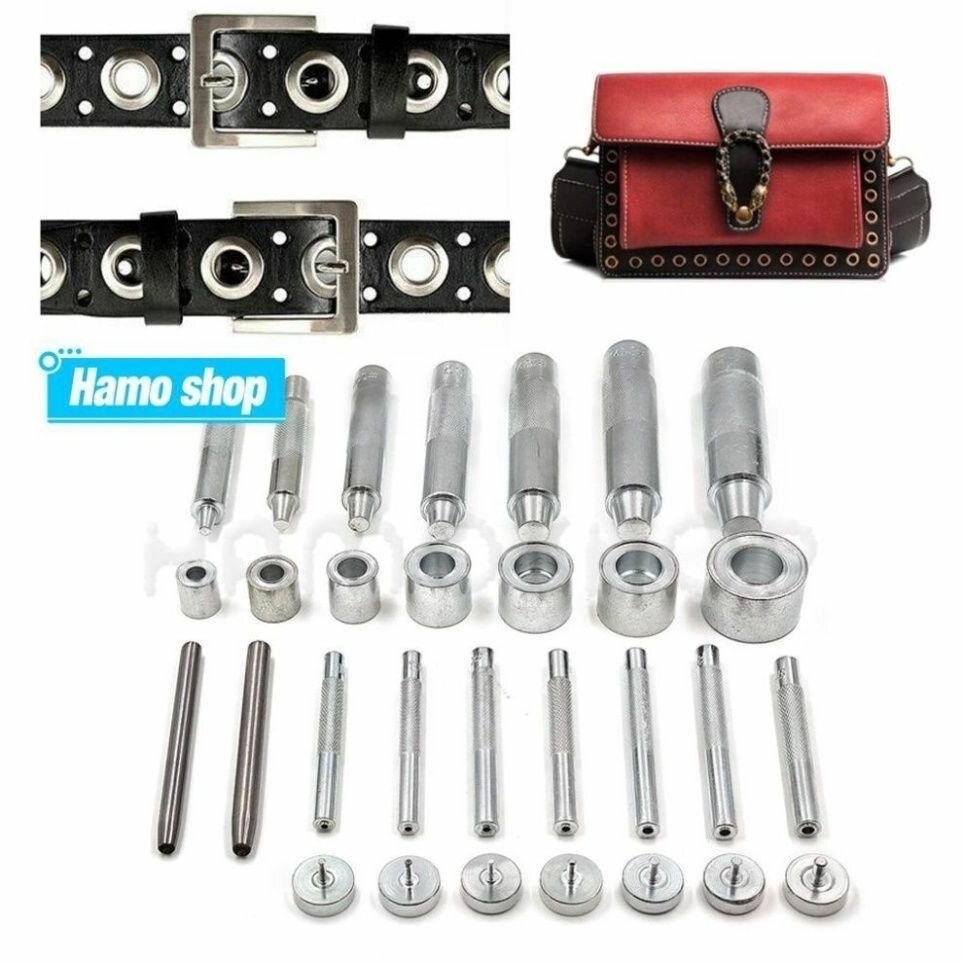 Эксклюзивный ручной комплект для установки 17мм люверсов с матрицей 1400