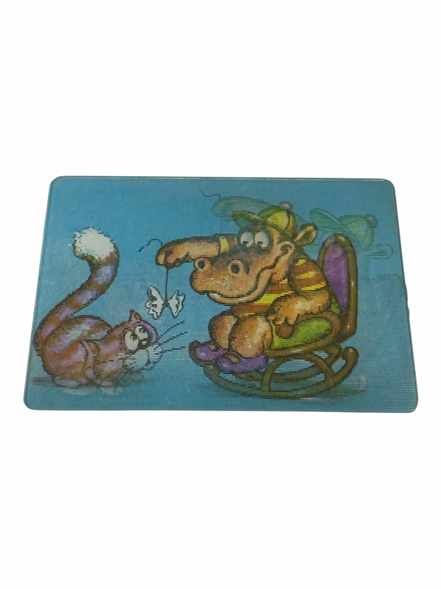 Советский винтажный переливающийся календарь, советская мультипликация, сделано в СССР