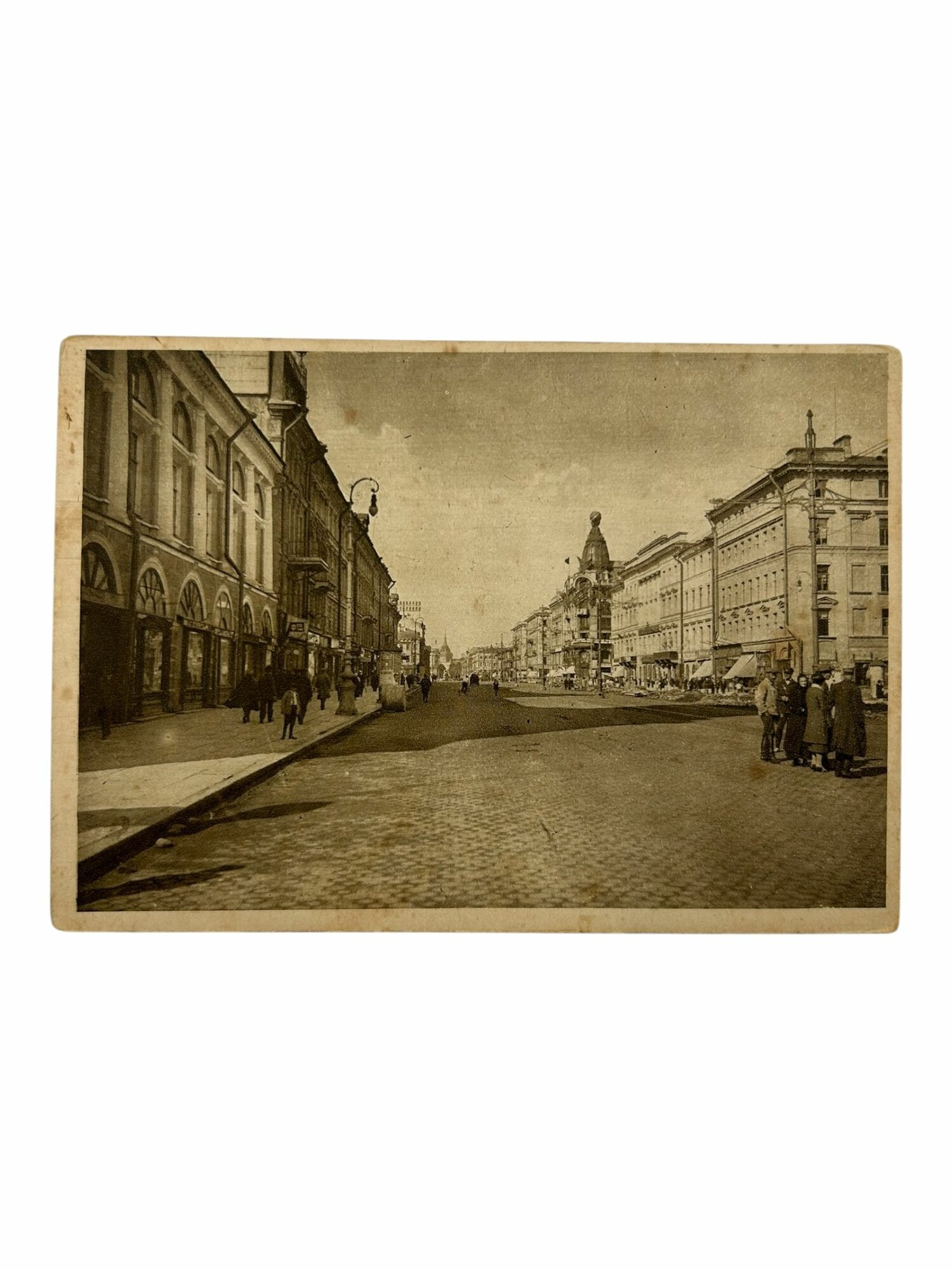 Советская почтовая открытка, Проспект 25 октября, Ленинград. Сделано в СССР. Чистая.