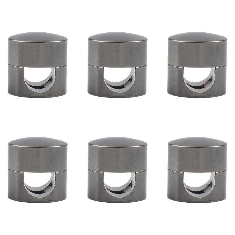 6 удобных потолочных крюков с винтами для организации кабелей в офисе, долговечные для эффективного управления в любой комнате, Жемчужно-черный