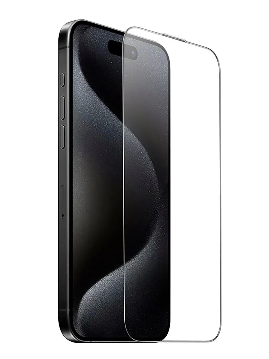 Защитное стекло Hoco A34 IPhone 16 Pro, ударопрочное, с защитой от пыли, цвет черный