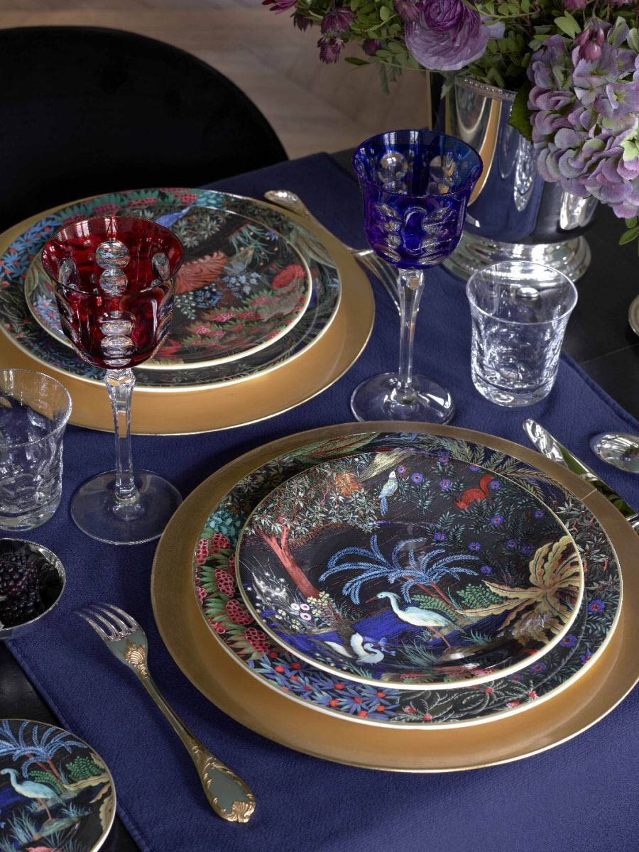 Набор тарелок пирожковых Gien Le Jardin Du Palais 12,8см, 2шт