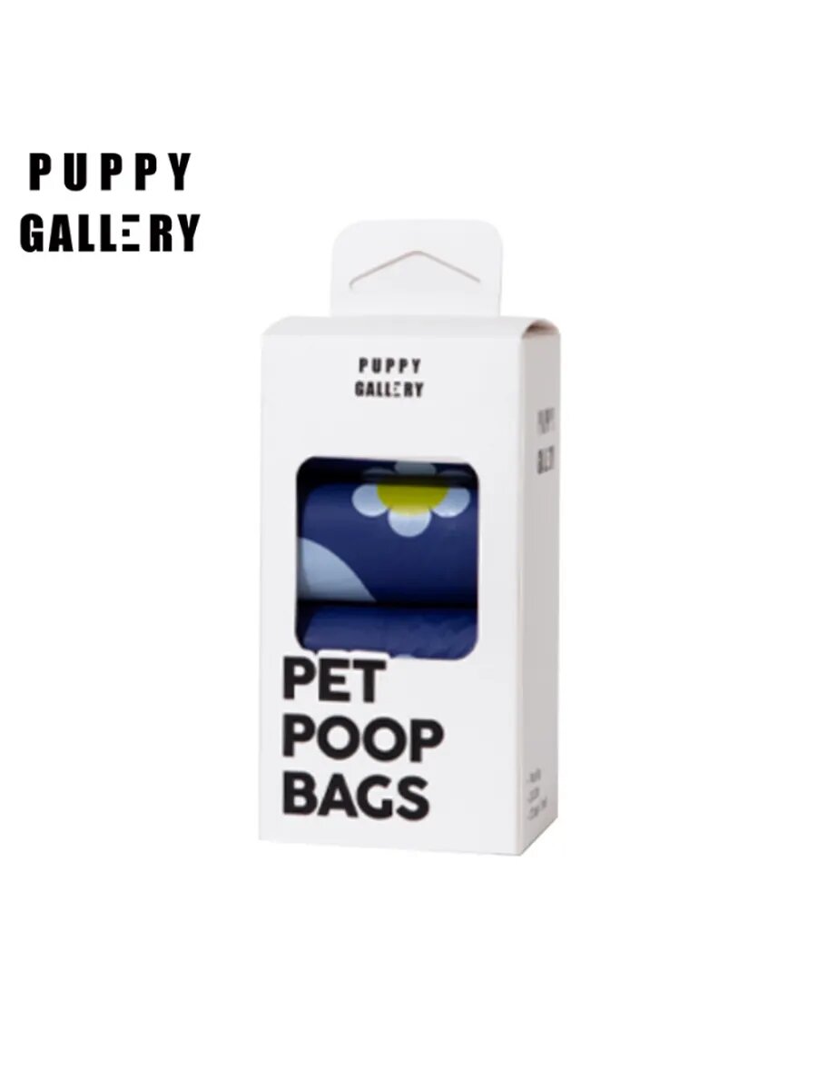 Портативные биоразлагаемые пакеты для собак, 8 рулонов