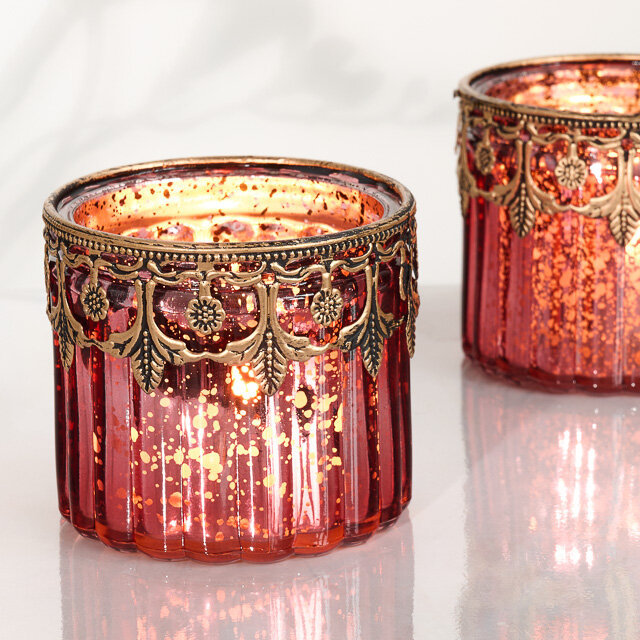 Стеклянный подсвечник стакан Arte e Fiamma - Opera di Luce 8 см, Goodwill, FI10623