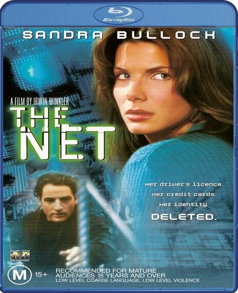Сеть 1995 blu-ray диск фильм боевик триллер драма Сандра Буллок