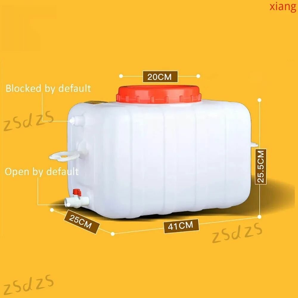 Канистра для Воды 25 л, Канистра для хранения воды с краном, дорожное ведро на открытом воздухе, прочное и удобное в переноске, подходит для кемпинга на открытом воздухе