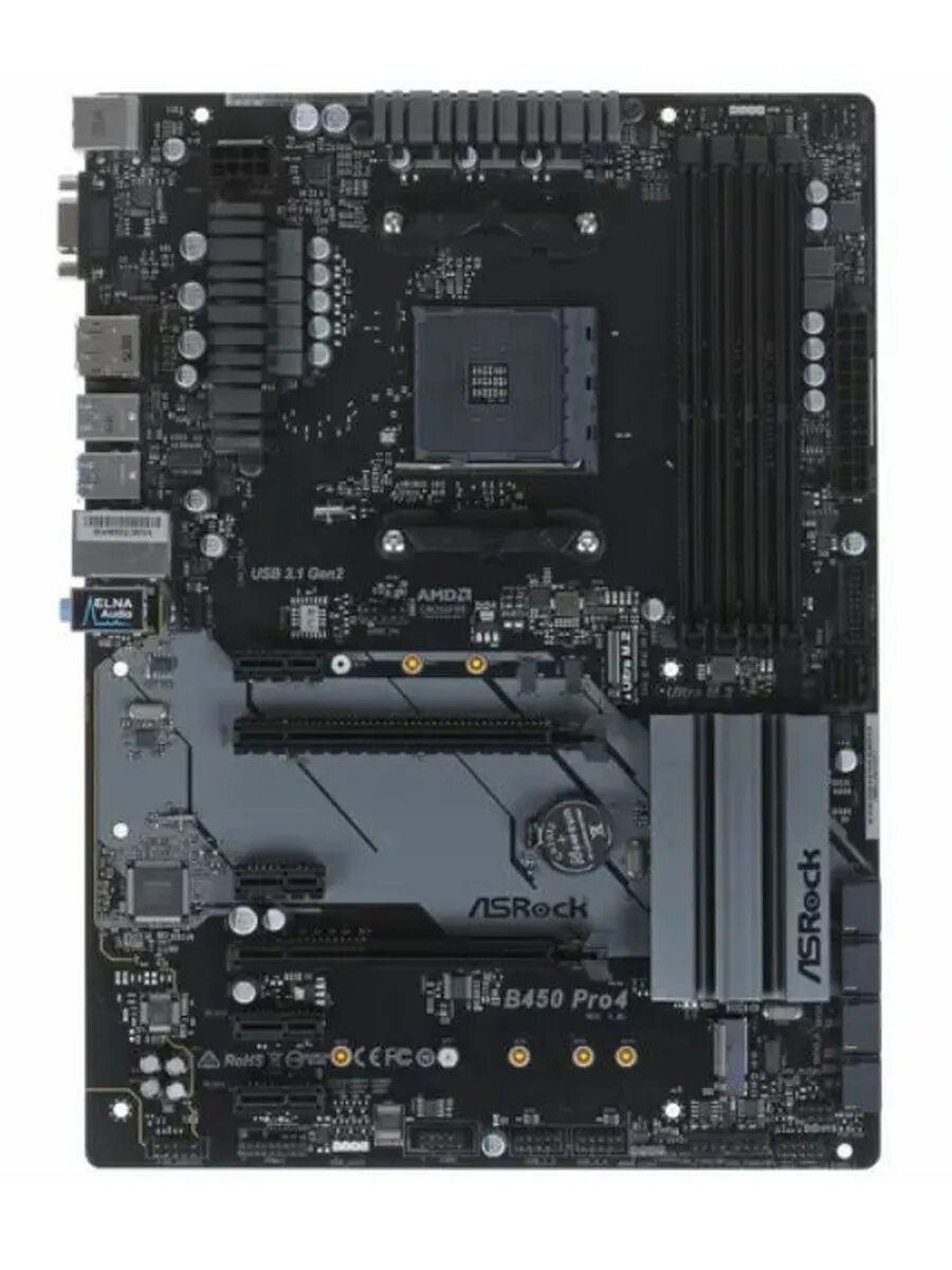 Материнская плата B450 Pro4 - AM4, DDR4