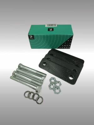 Серьга рессоры ГАЗель-3302 в сб. (4 болта+4 щеки) усилен. 8 мм.