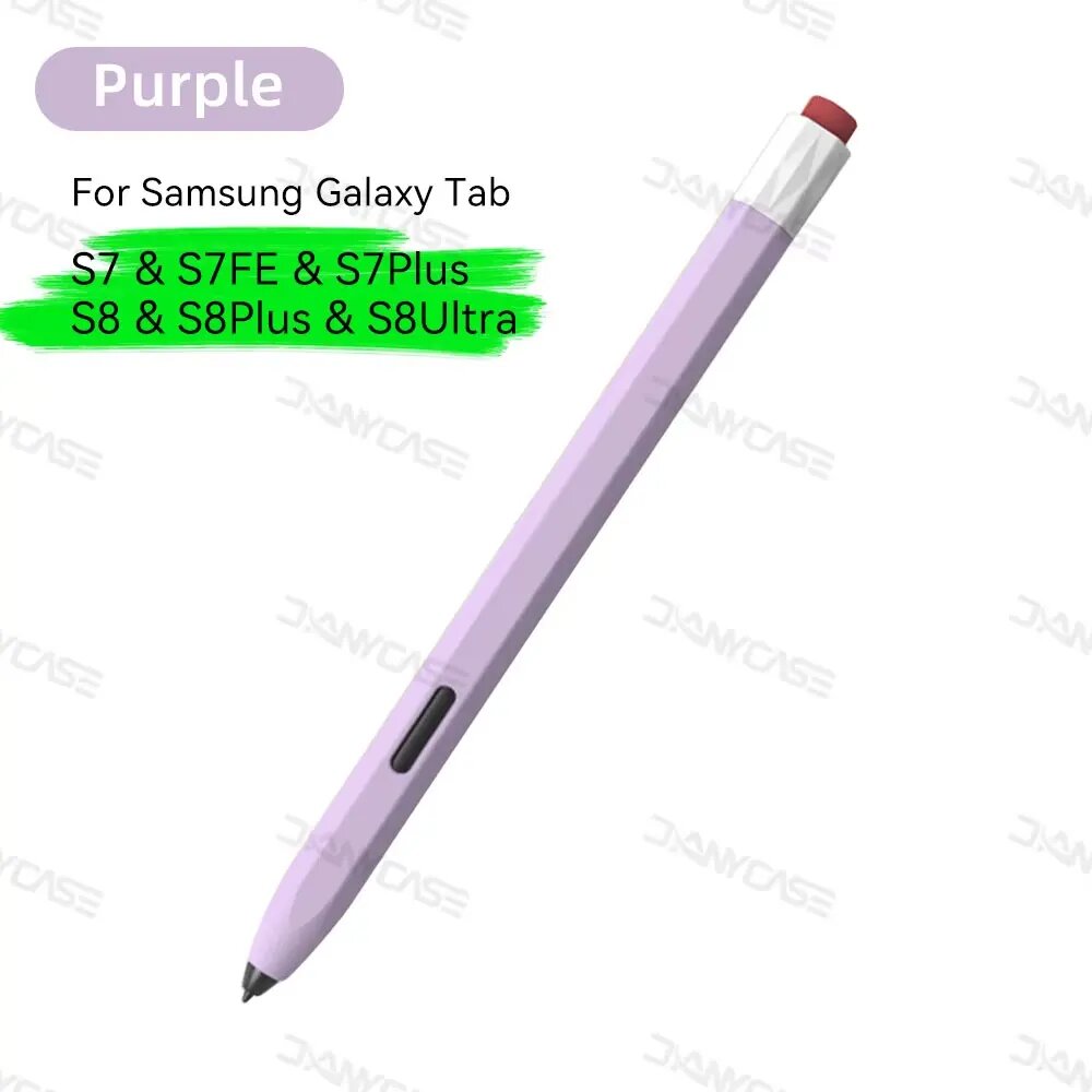 Жидкий силиконовый чехол-стилус для Samsung Galaxy Tab S Pen Purple S7 S8