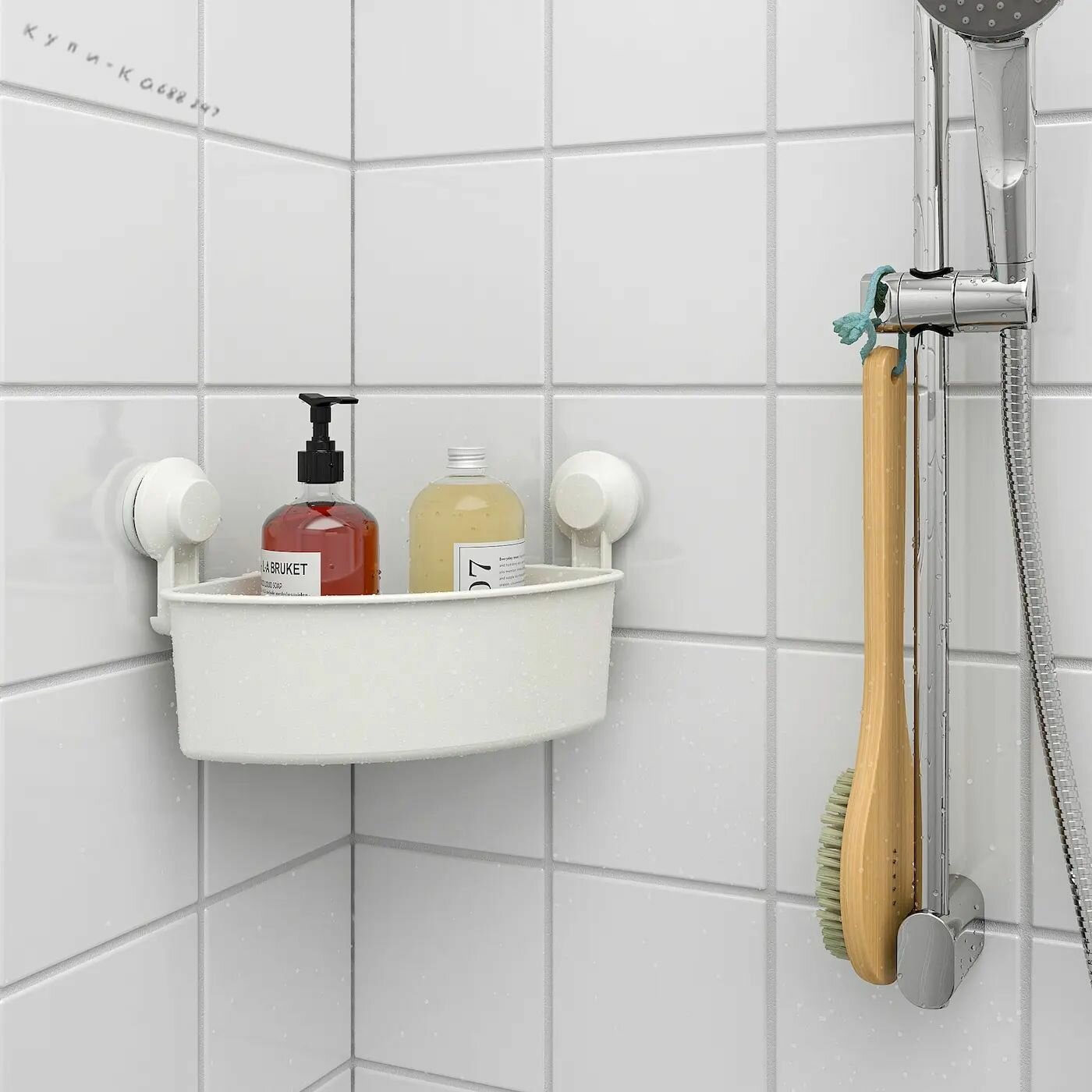 IKEA Полка Настенная Угловая, 30х17х17 см, 1 шт.