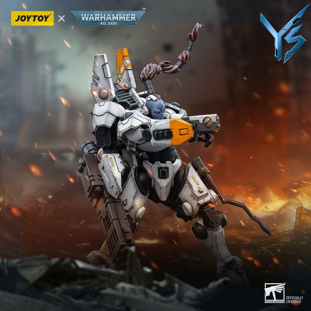 14.6 см JOYTOY Warhammer 40k 1/18 Action Figures Anime T'au Empire Commander Shadowsun ABS + PVC Коробка с аксессуарами