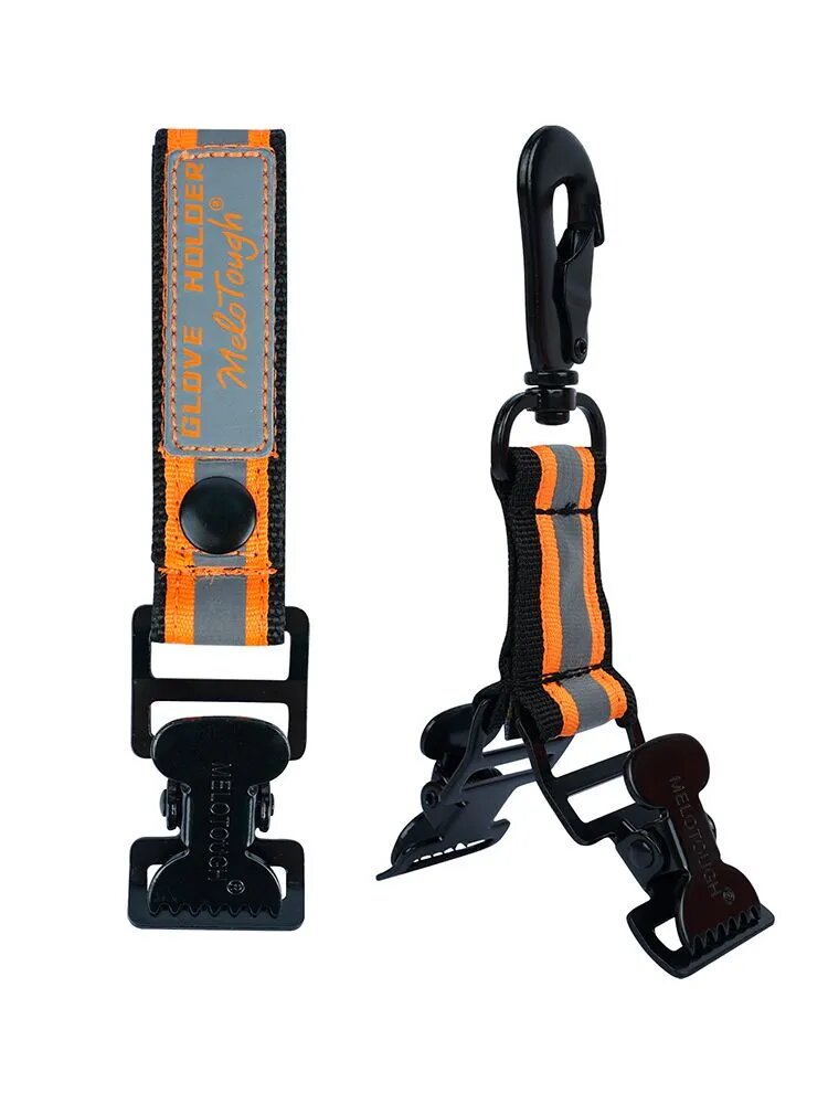 Держатель для рабочих перчаток Alligator Clip с поворотным крючком для надежного крепления к маскам, перчаткам, шапочкам, наборам инструментов и другим СИЗ. MELOTOUGH MGH06
