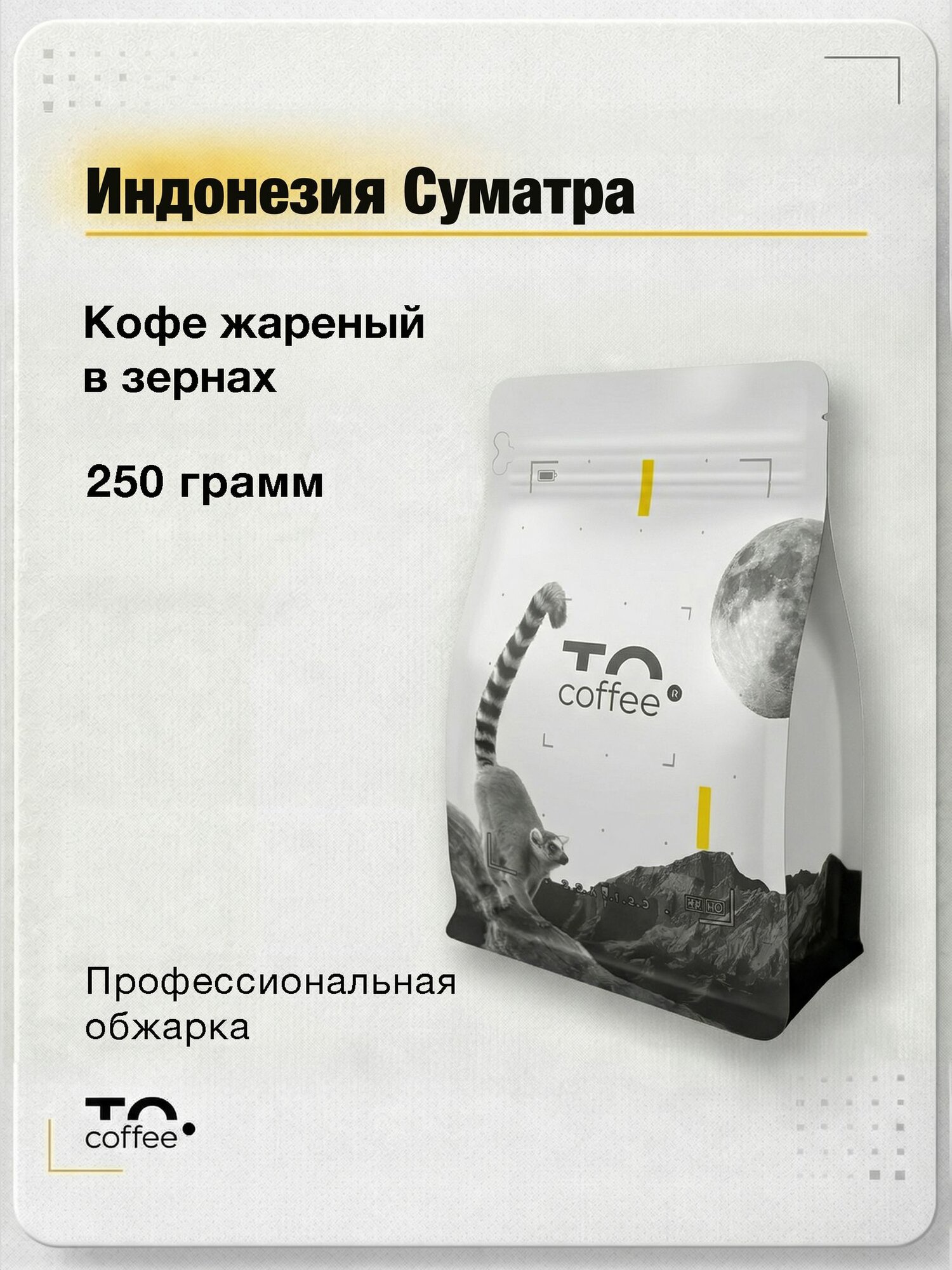 Кофе в зернах Индонезия Суматра 250г