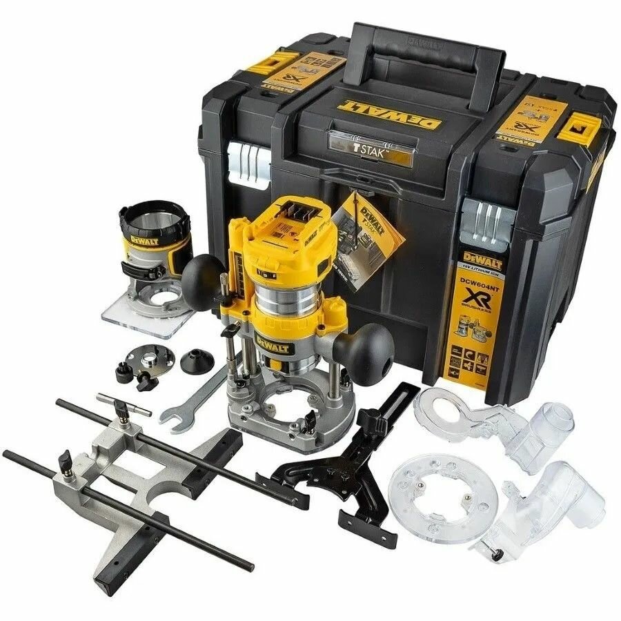 Аккумуляторный вертикальный фрезер DeWALT DCW604NT