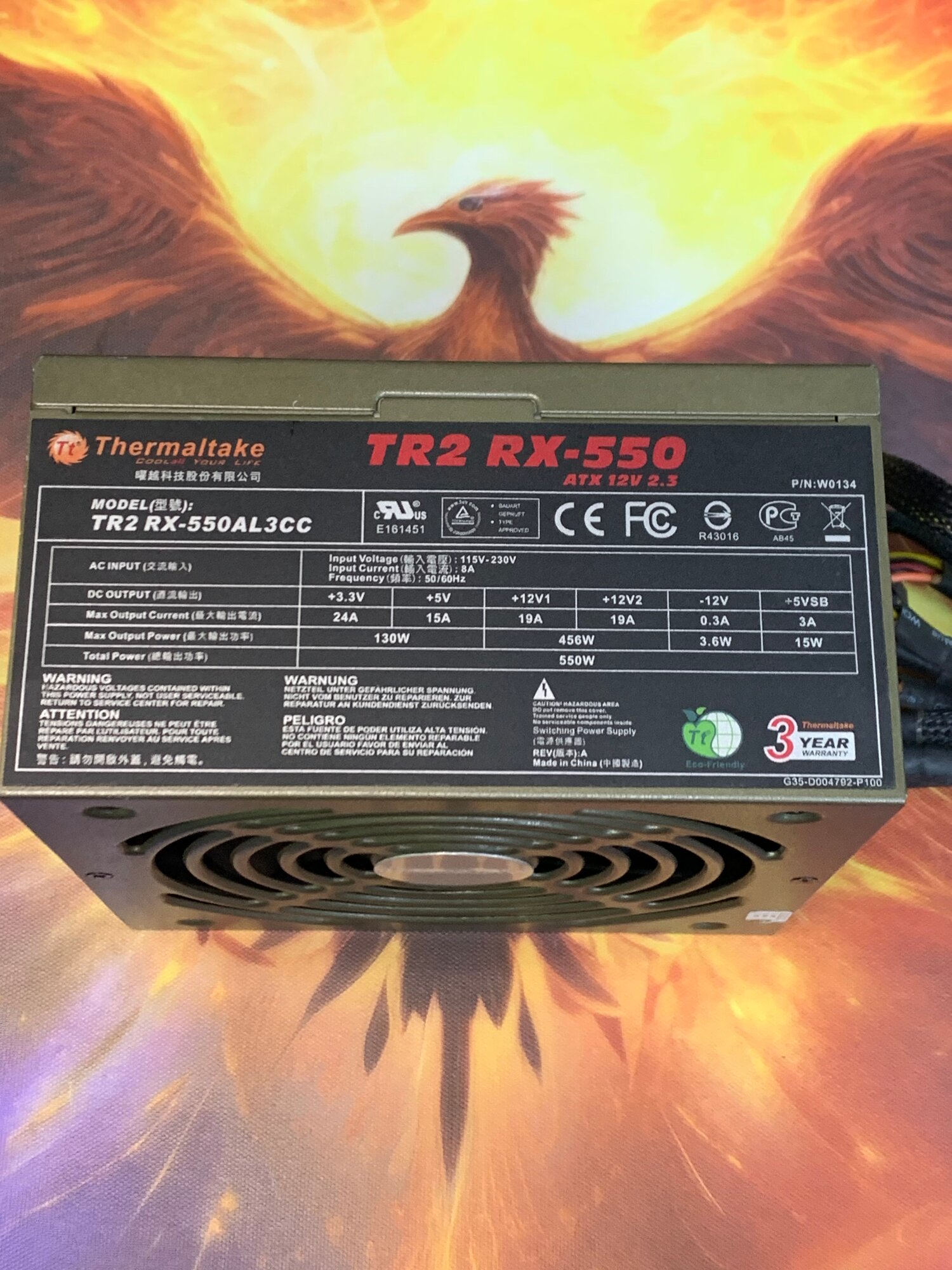 Блок питания 550W Thermaltake TR2 RX-550