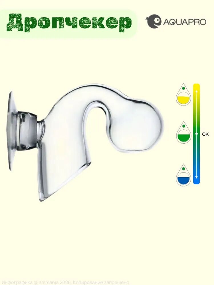 Дропчекер AQUAPRO, индикатор CO2