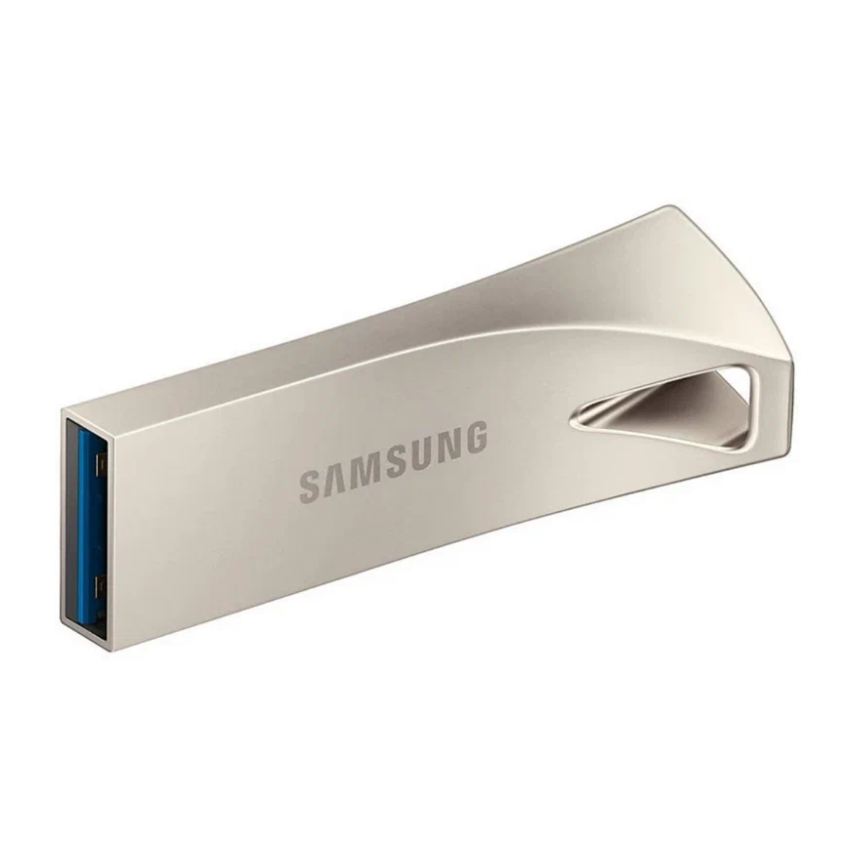 Флешка Samsung MUF-512BE3/APC серебристый, на 512 Гб, USB 3.1 чтение/запись 400 МБ/с/100 МБ/с