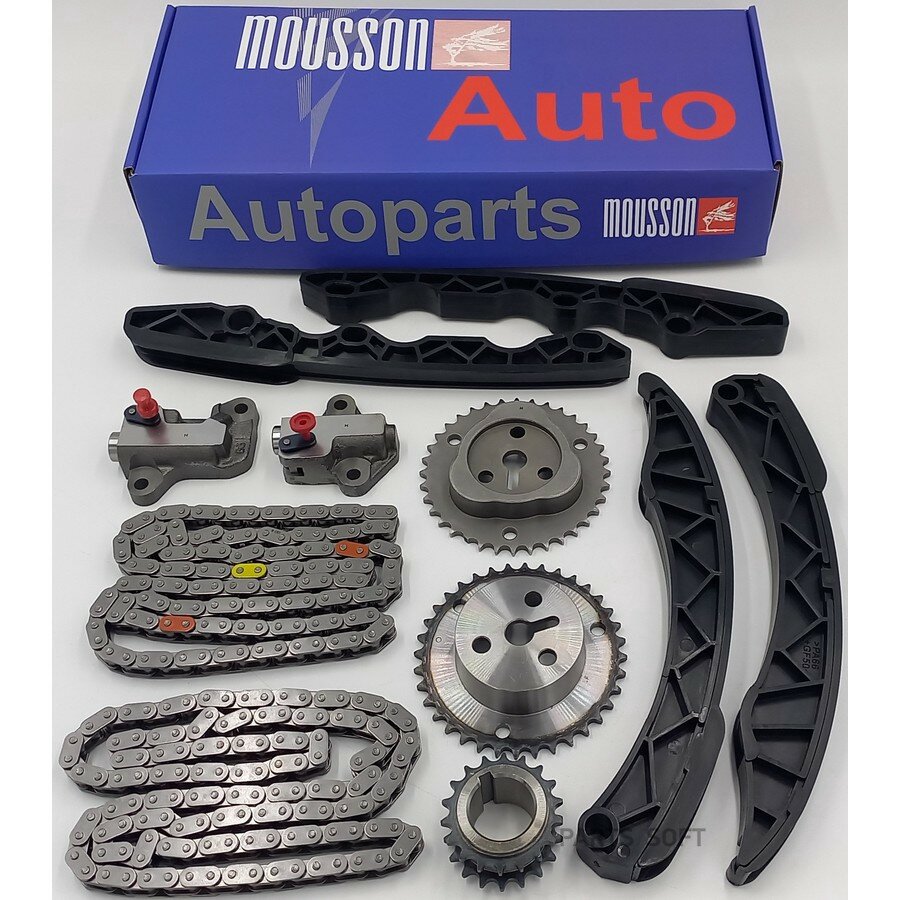 Комплект цепи ГРМ Subaru FB25 (130L, 130L) от официального дистрибьютора, MOUSSON, артикул STKFB25