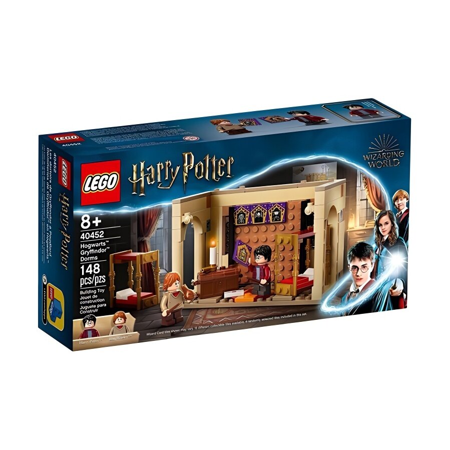 LEGO Harry Potter Гермиона Грейнджер Гарри Поттер Рон Уизли Findo ROOM Пластиковые конструкторы 148 шт. LEGO40452