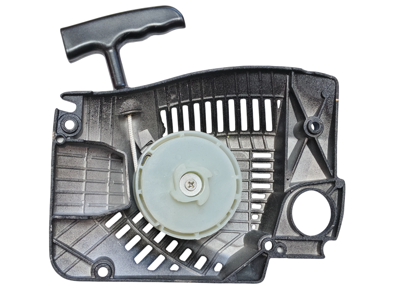 Стартер (металлический корпус, лёгкий пуск) в сборе для бензопил с двигателем 45, 52, 58 см3