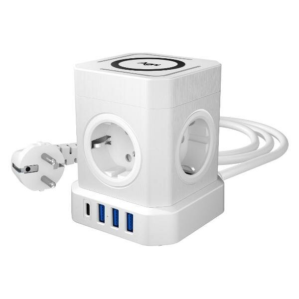 Сетевой фильтр AGNI TP-VE4U5E-C-W-3m-white