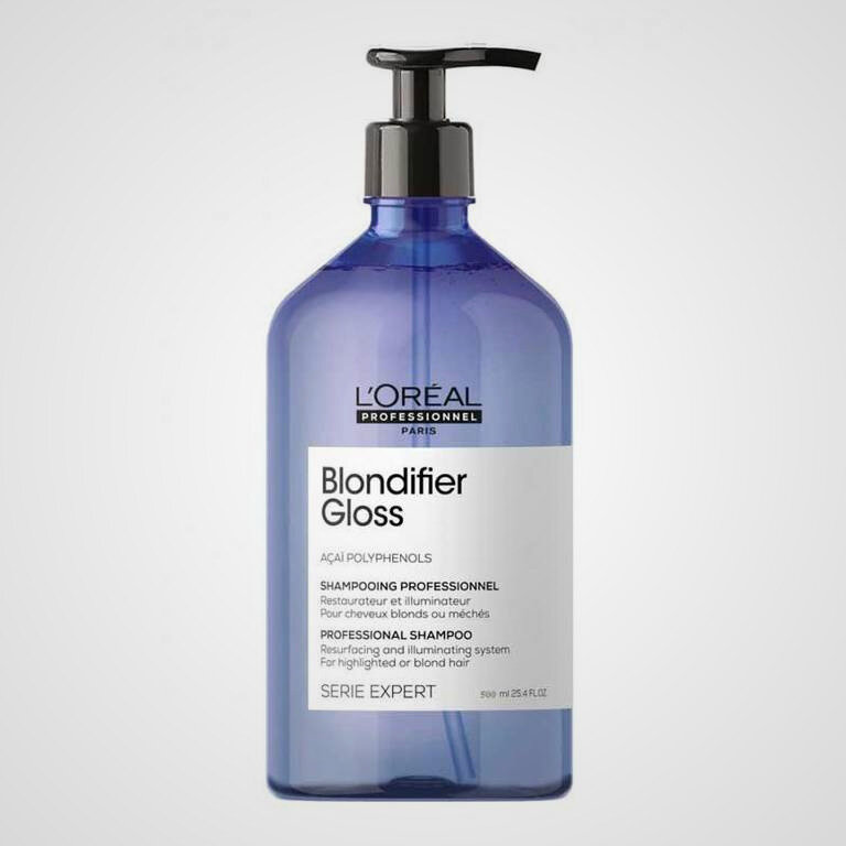 BLONDIFIER GLOSS Шампунь для осветленных и мелированных волос 500 мл L'Oreal Professionnel Blondifier Gloss Shampoo Шампунь 500 мл