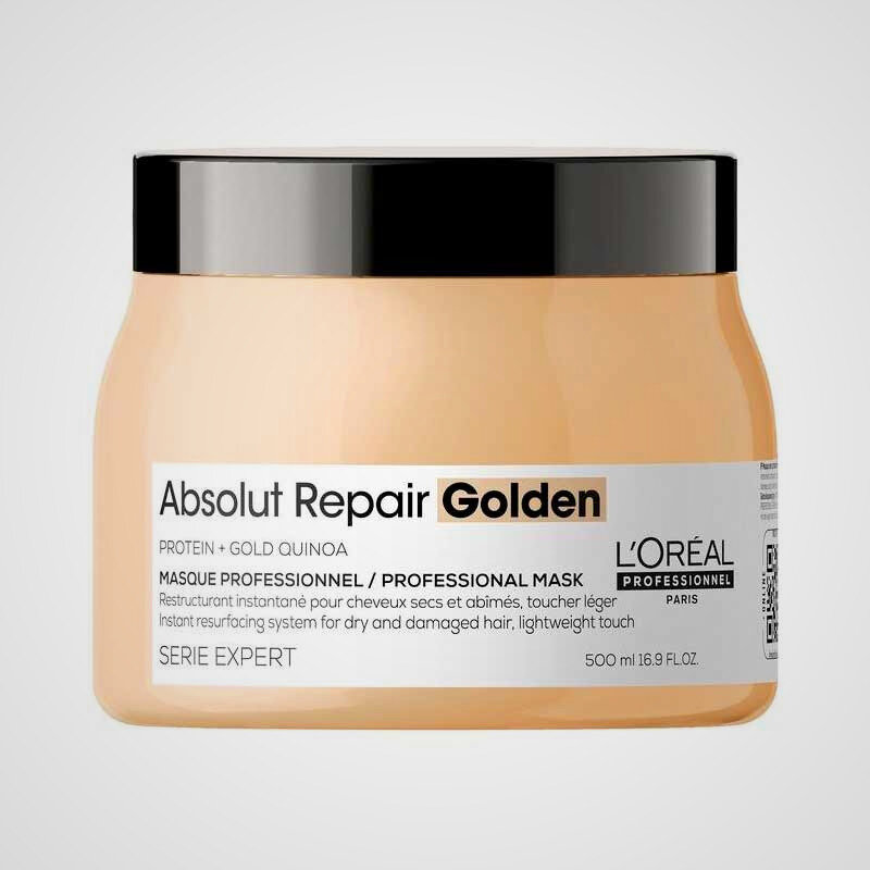 Маска для восстановления поврежденных волос Absolut Repair Golden 500 мл L'Oreal Professionnel Absolut Repair Golden Professional Mask Маска 500 мл