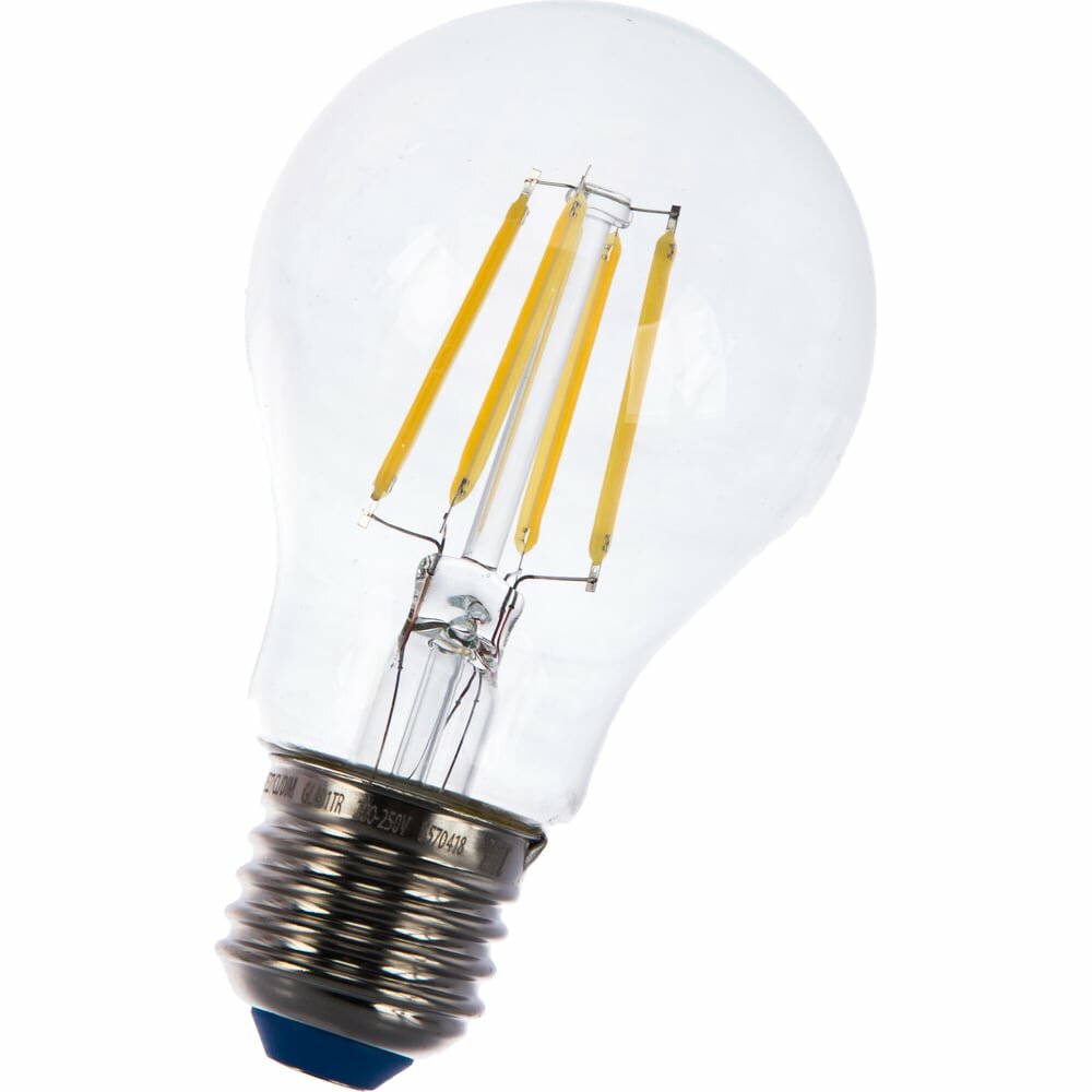 Светодиодная лампа Uniel LED-A60-7W/NW/E27/CL/DIM GLA01TR Форма A, прозрачная UL-00002874