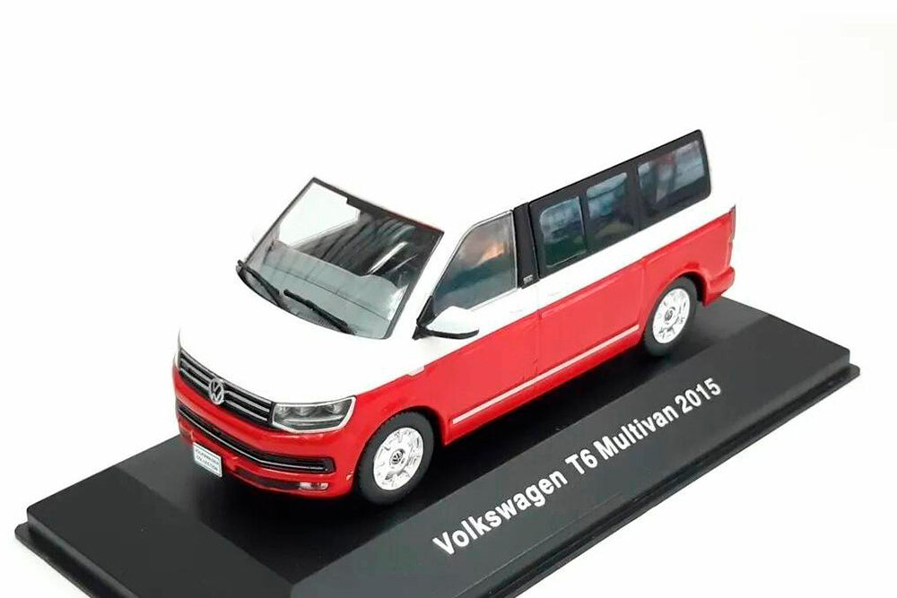 Модель коллекционная ALTAYA Vw volkswagen T6 multivan 2015 red/white