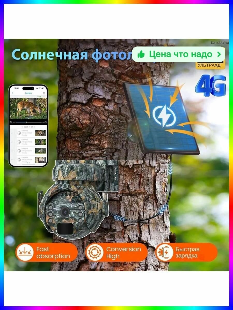 Фотоловушка для наблюдения за дикой природой и охоты-4 Вт, 4 Вт