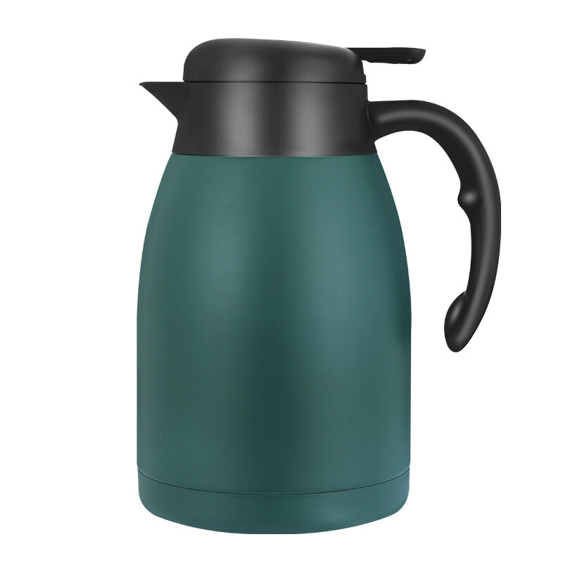 Премиум-фарфоровый термос с фильтром для чая, 1600 мл, зеленый цвет, для дома и офиса