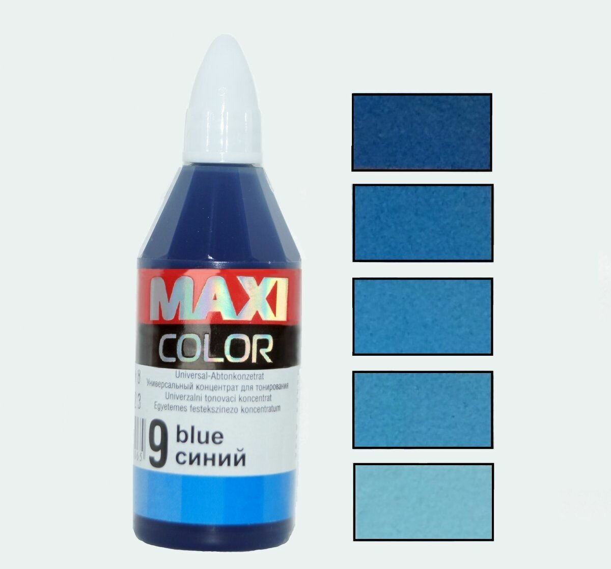 Колер Maxi-color, Универсальный концентрат для тонирования №9 Blue (синий) 40 мл