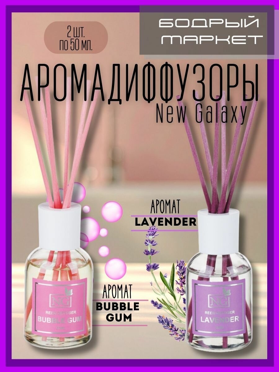 Диффузор NG Rainbow Bubble Gum + Лаванда