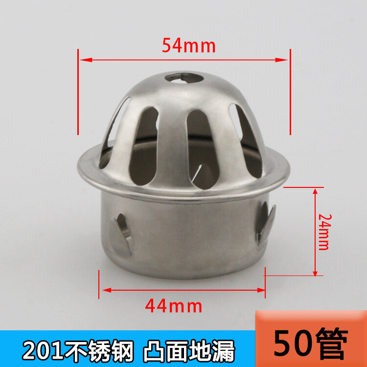 Напольный слив для балкона из нержавеющей стали 304, круглый напольный слив для крыши, крышка напольного сливного трапа из ПВХ для улицы, противозасорный дренажный трап для ливневой воды.