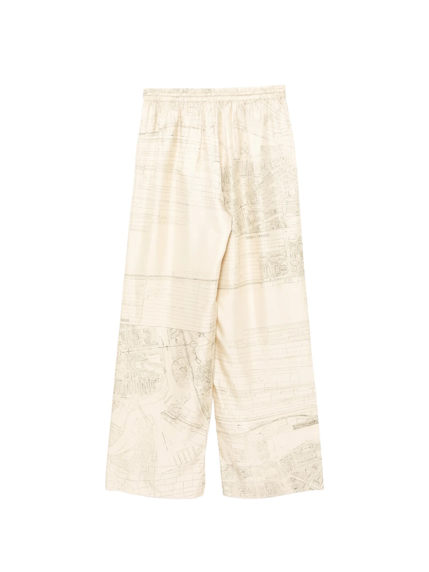 Брюки ROHE Printed silk trousers, размер 36, разноцветный — фото 1
