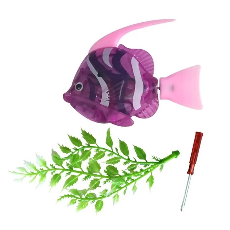 Светодиодные электронные рыбы-кошки, интерактивная игрушка для игры в воде в помещении для украшения дома и отдыха