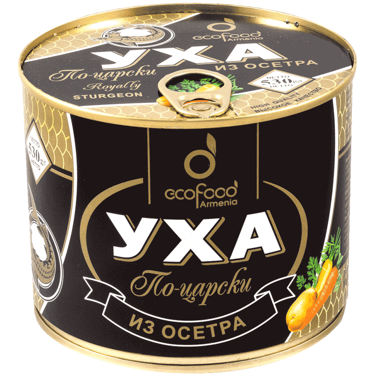 Уха Ecofood из осетра по-царски 530 г