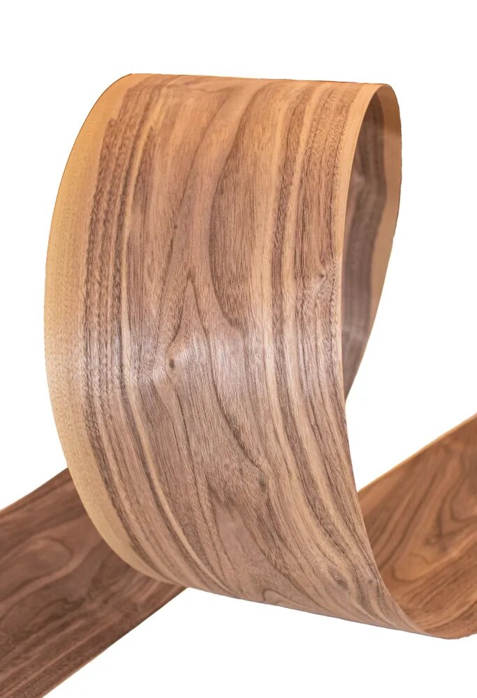 Шпон широкий орех американский натуральный для творчества 1,1*0,23м 1 лист