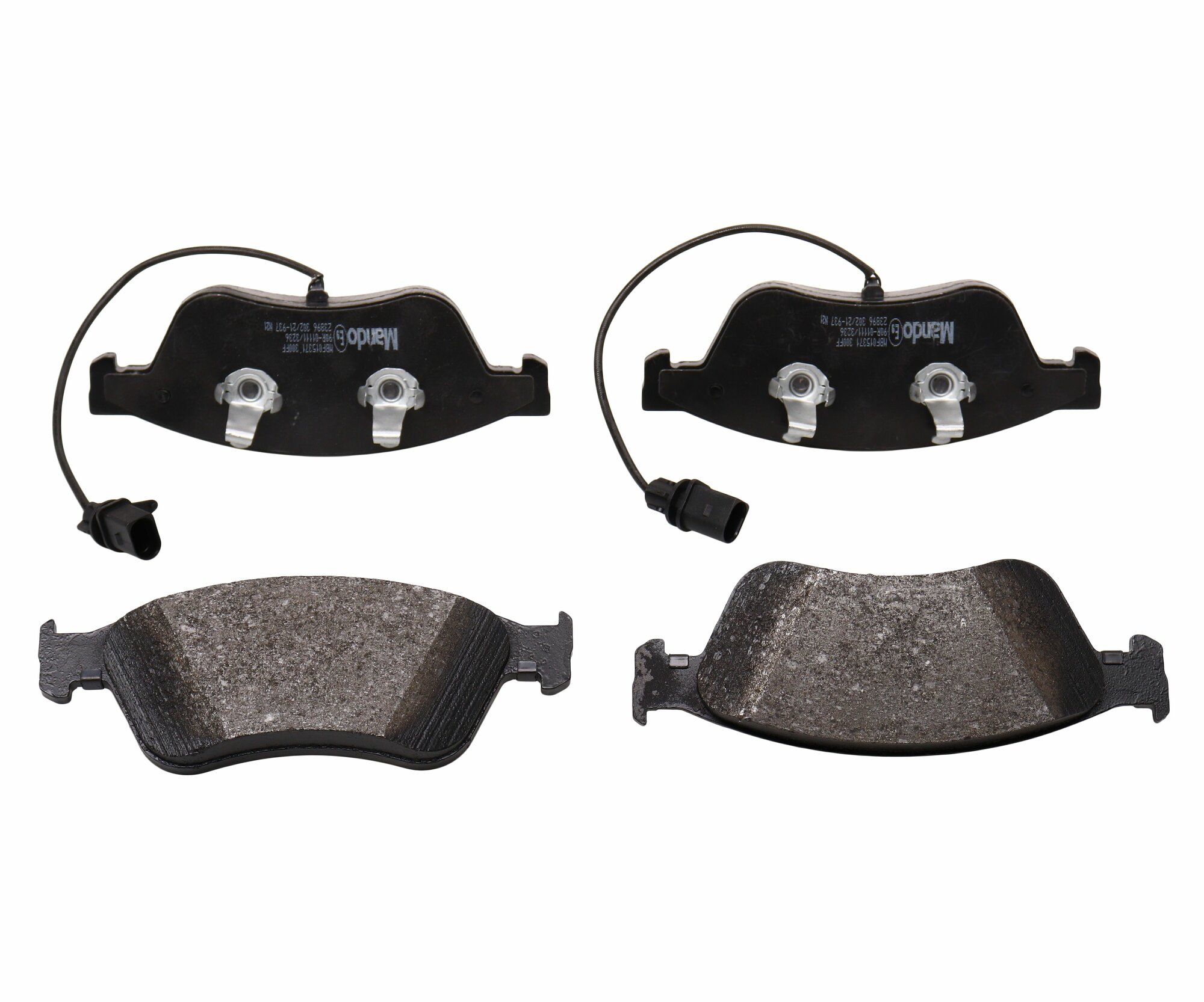Колодки тормозные VW Phaeton AUDI A6, A8 (02-) (2.7/6.0) передние (4шт.) MANDO