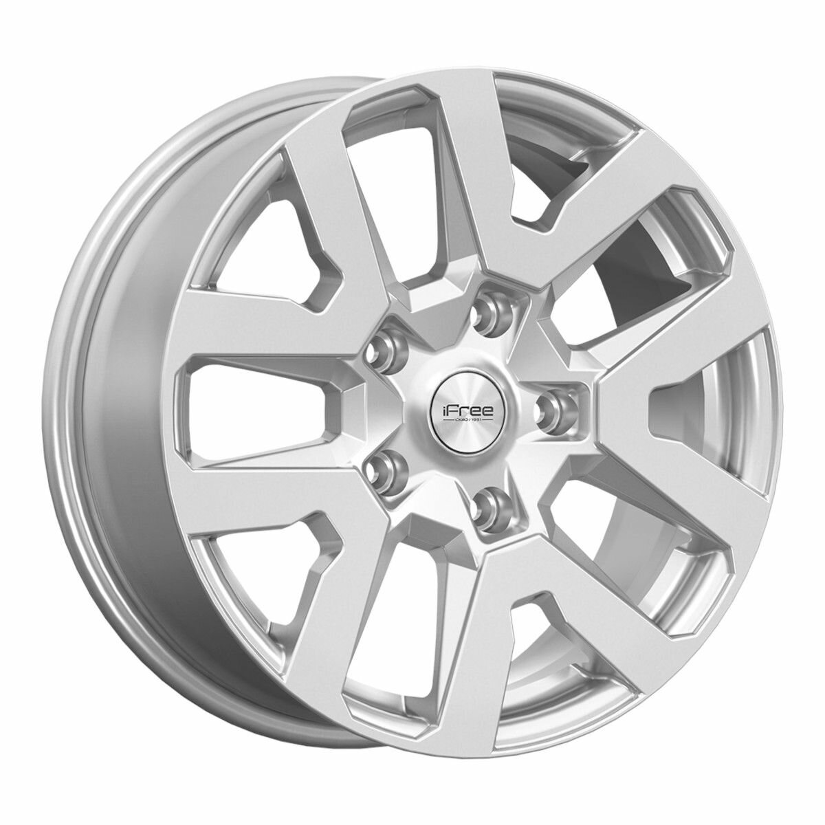 Диск литой iFree Original Трикстер (КС1170) 7,0\R17 5*139,7 ET40 d98 Сильвер [83957] Niva Fb max 540 kg