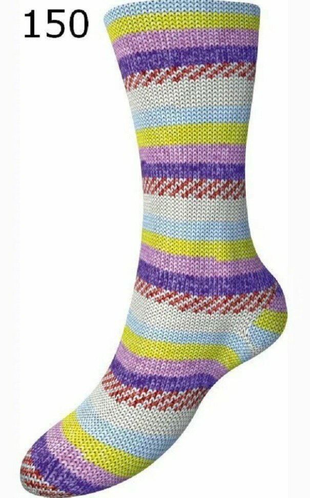 Пряжа #93049-99/150 Morgentau Fortissima Cotton Stretch 4-Fach Weekend 100 г 460 м Austermann