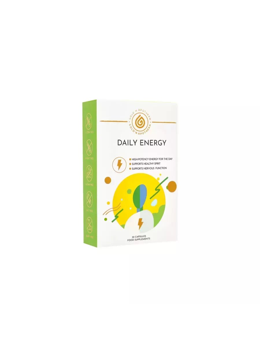 Gold'n Apotheka Daily Energy Супер Энерджи капсулы №30
