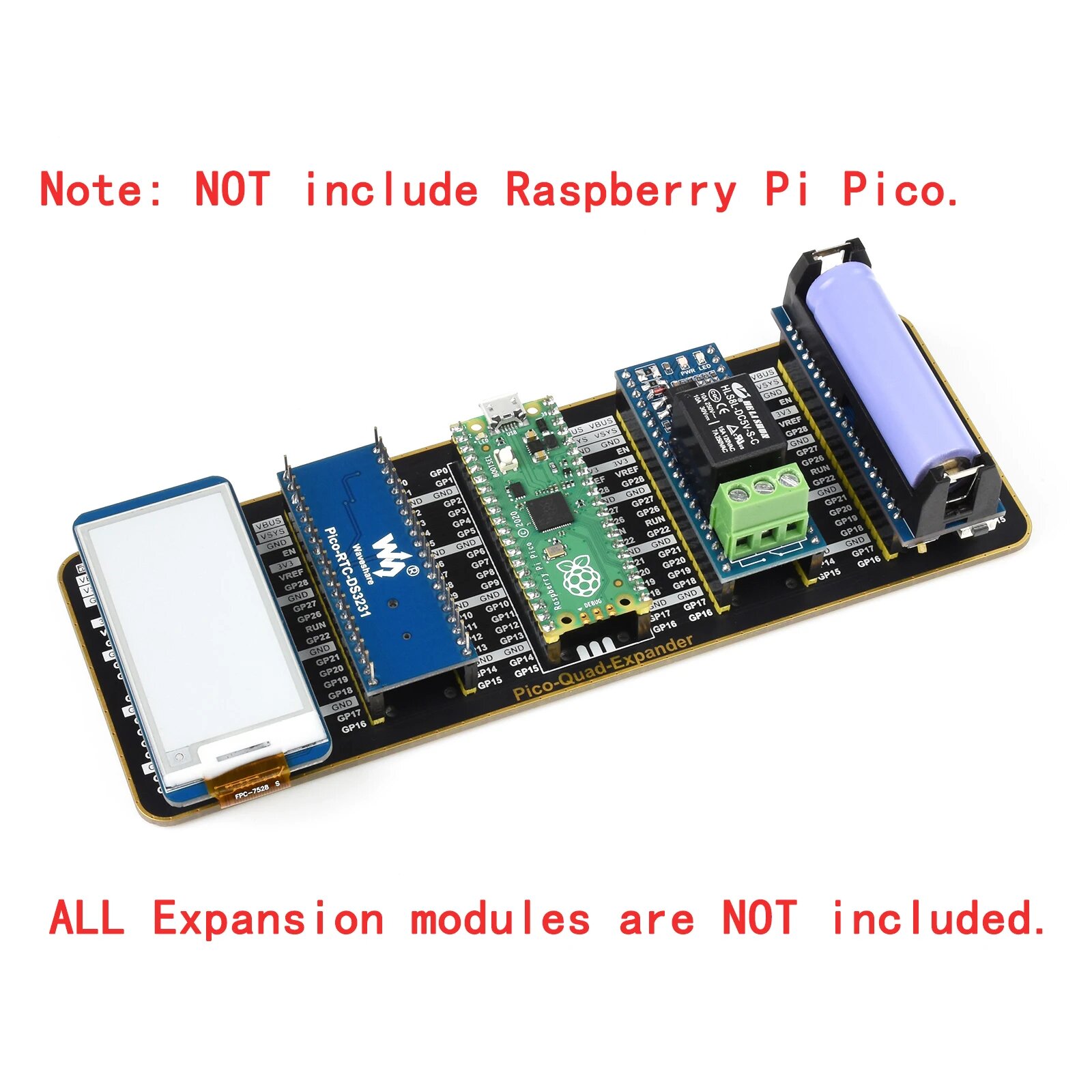 Waveshare Pico-Quad-Expander, Quad-Expander — фото 1
